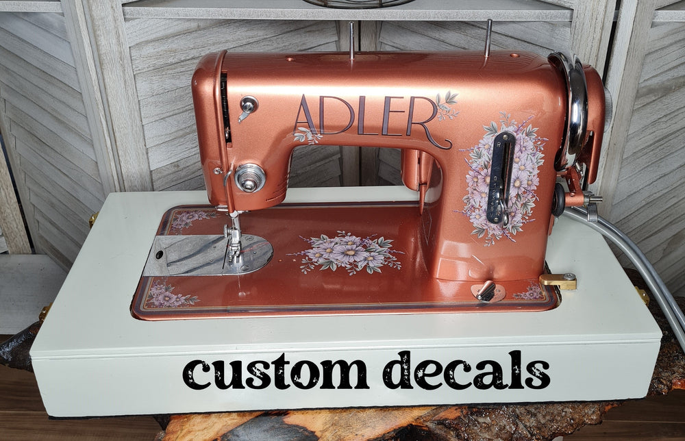 Sewing Machine Decals