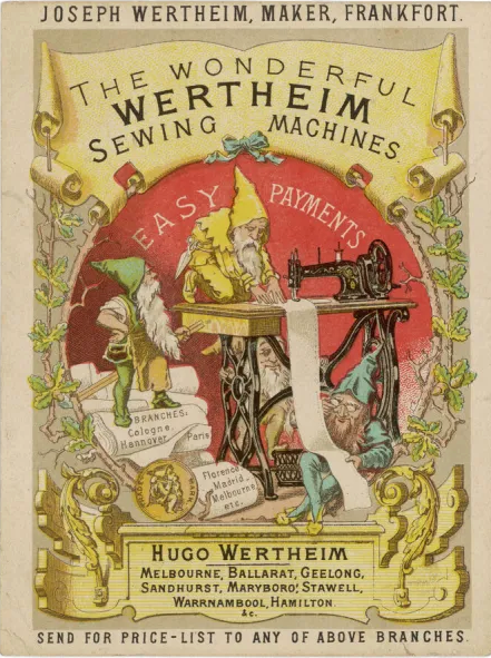 Wertheim Sewing Machine Decals