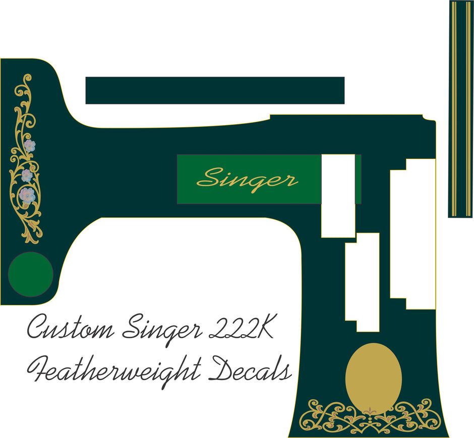Featherweight Decals – Sewing Machine Decals